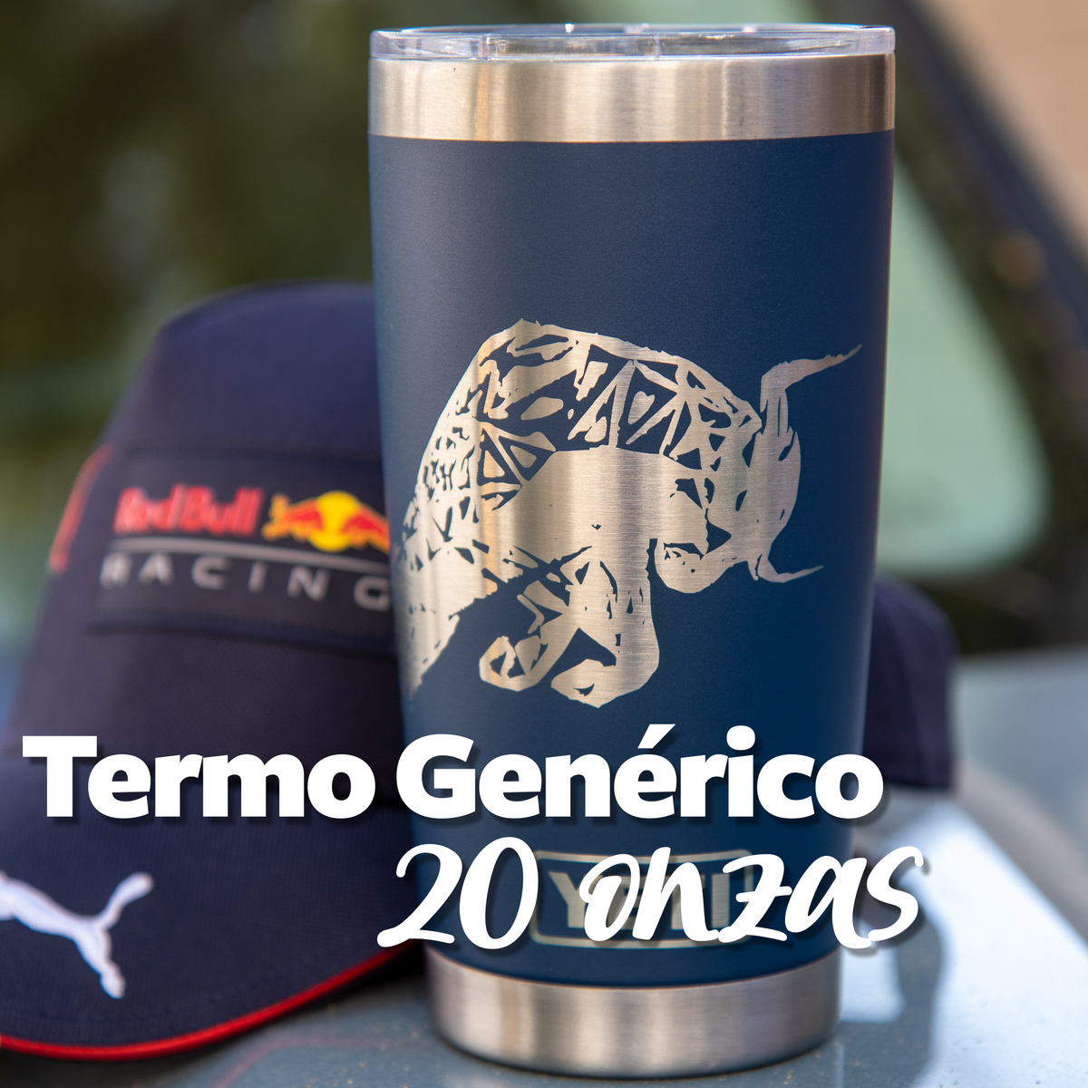 Termo Genérico - 20 onzas – Etiquetado "Tapa Clásica"– beamifymx