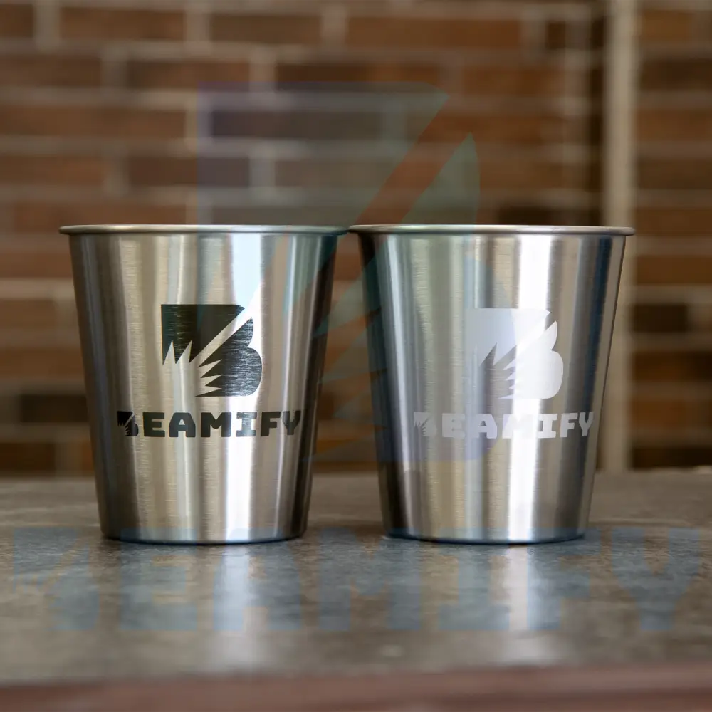 Vaso Tequilero de Acero Inoxidable Personalizado - Acero - 2 oz – beamifymx